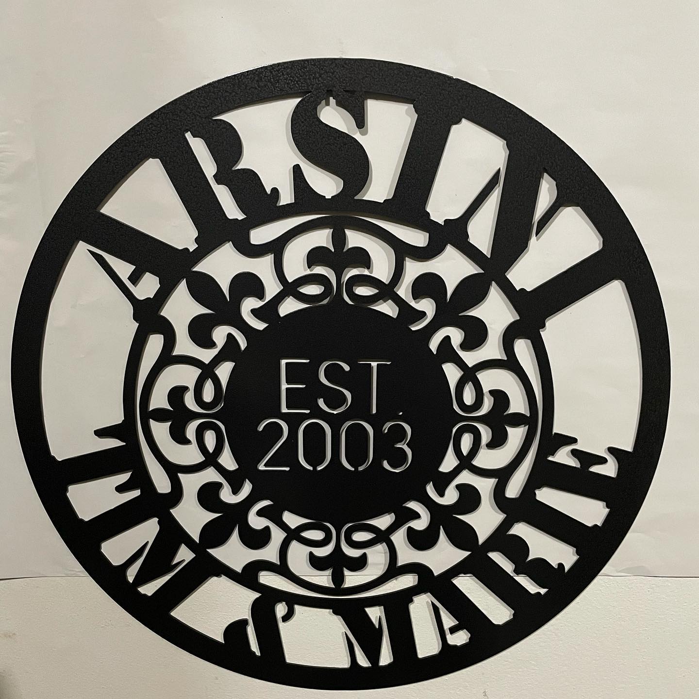 Monograms – Crazy Daisys Metal